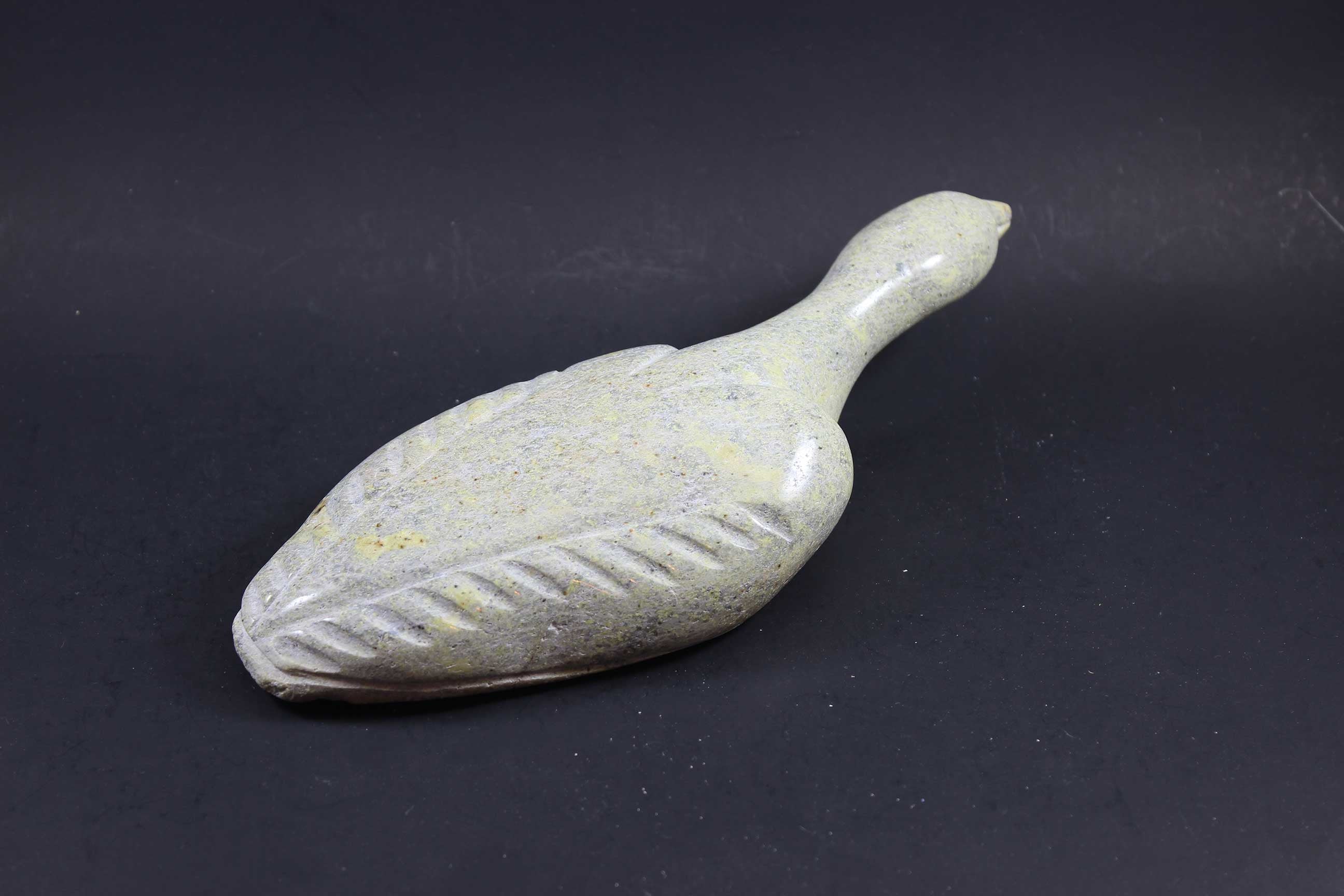 Inuit Soapstone Sculpture, Sitting Canada Goose, Ali Tuttu Amittu ...