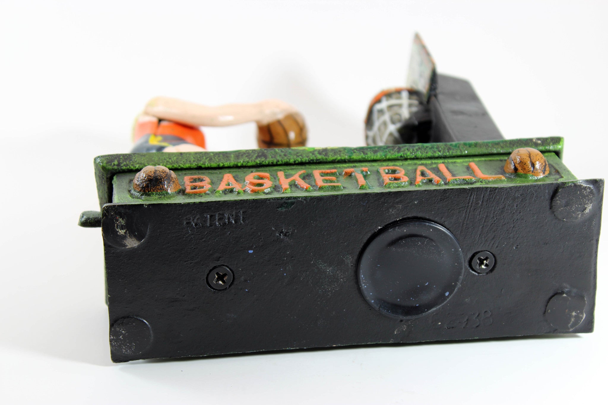Cast-Iron Mechanical Basketball Bank – With A Past