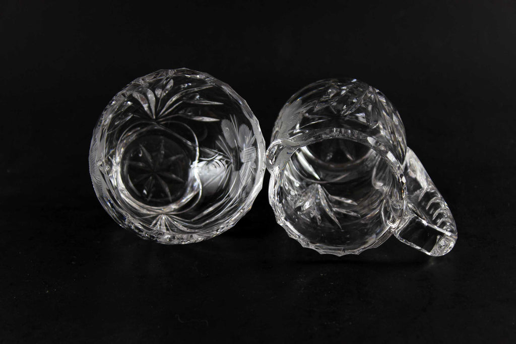 Corn Flower Cream & Sugar Bowl