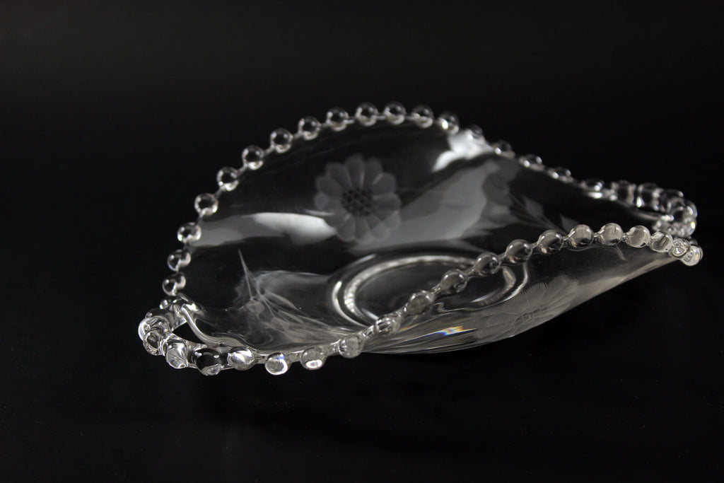 Hughes Cornflower Candlewick Dish