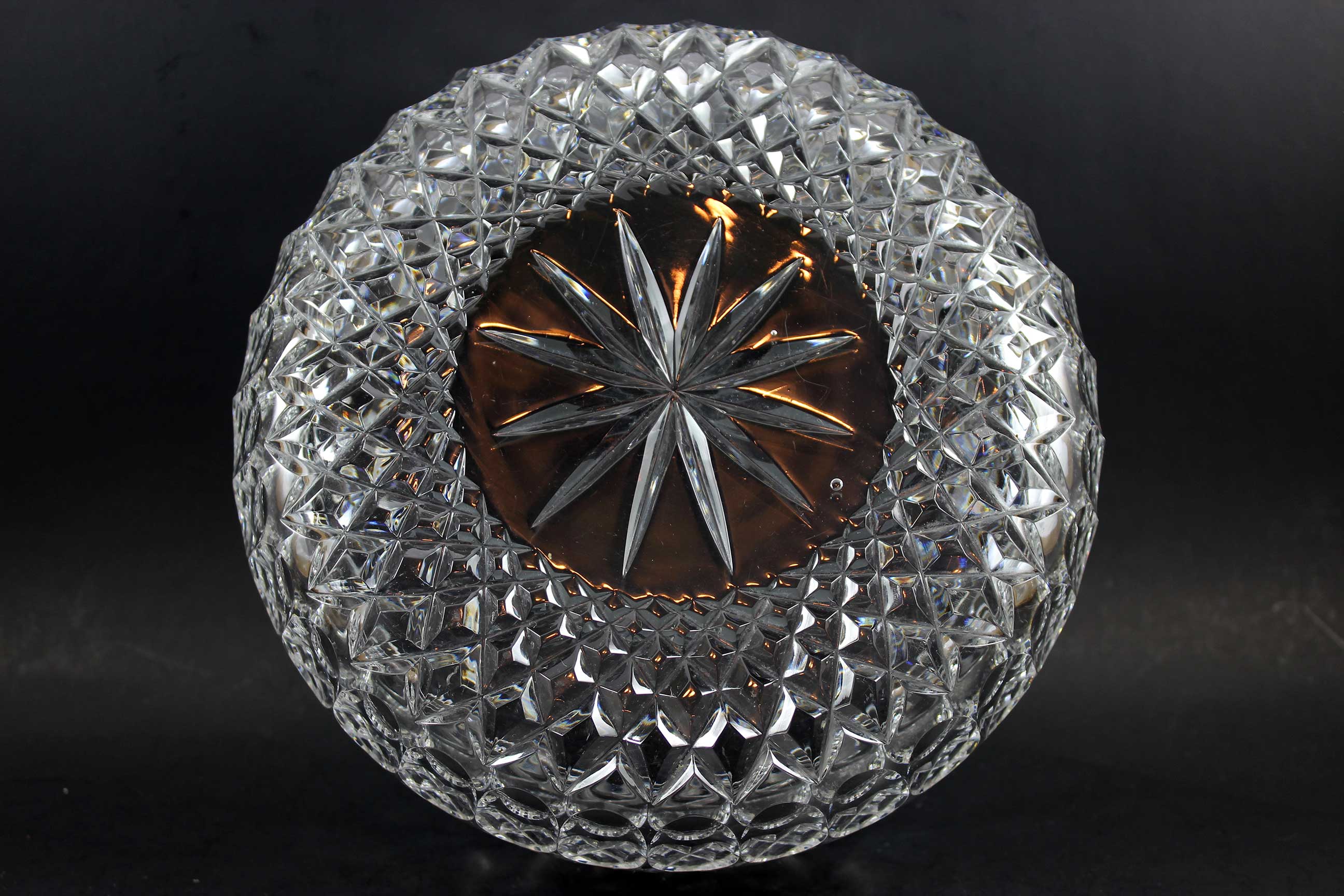 Heavy Diamond Cut Crystal Bowl – With A Past