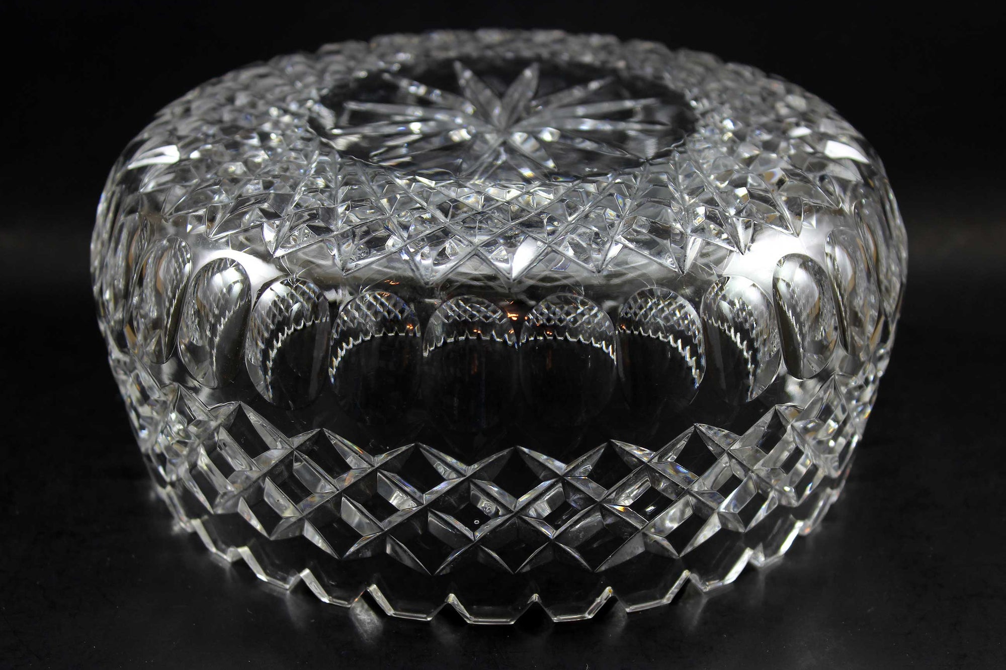 Heavy Diamond Cut Crystal Bowl – With A Past