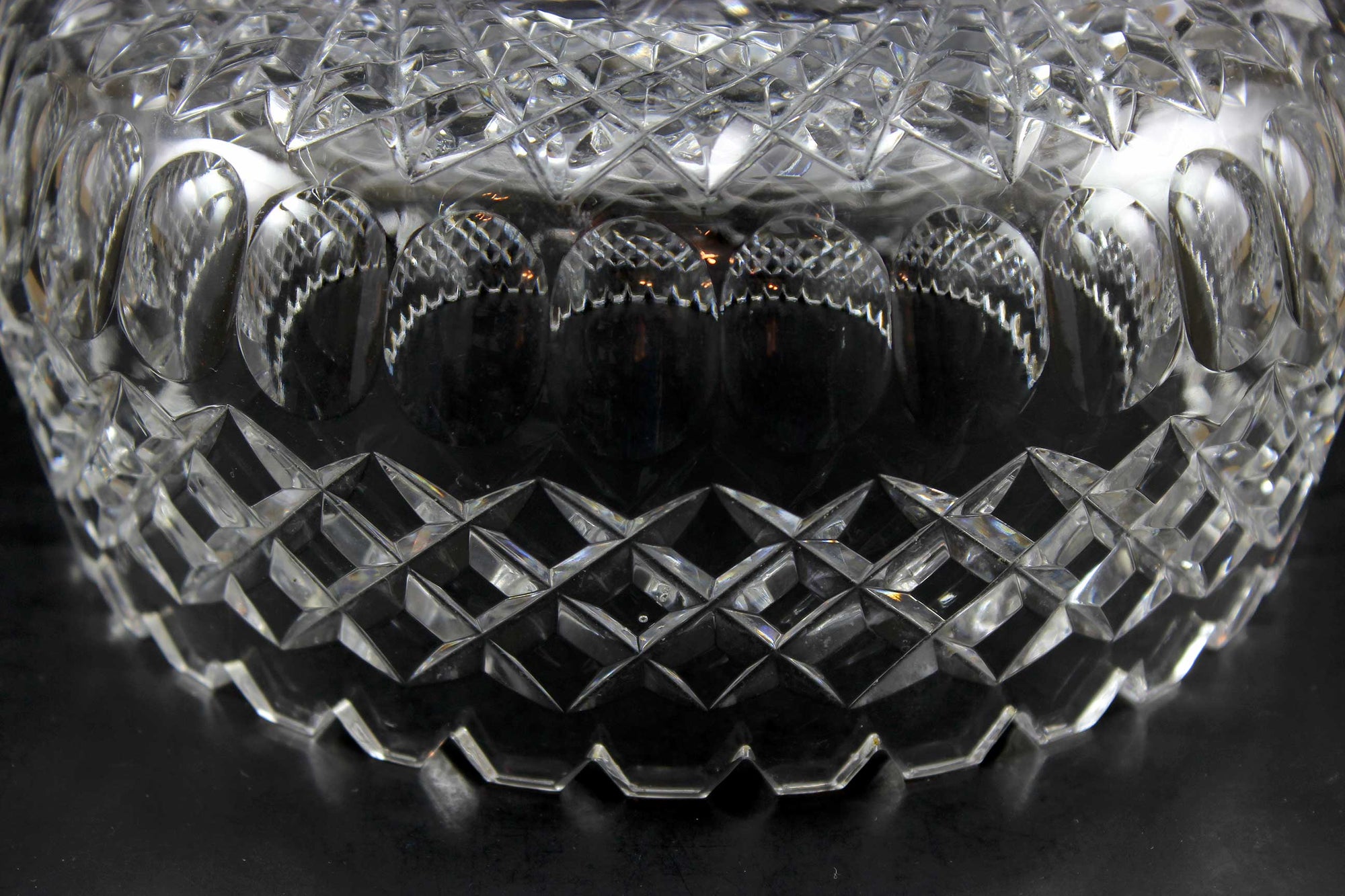 Heavy Diamond Cut Crystal Bowl – With A Past