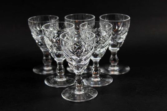 Edinburgh Crystal, Liqueur Glasses – With A Past