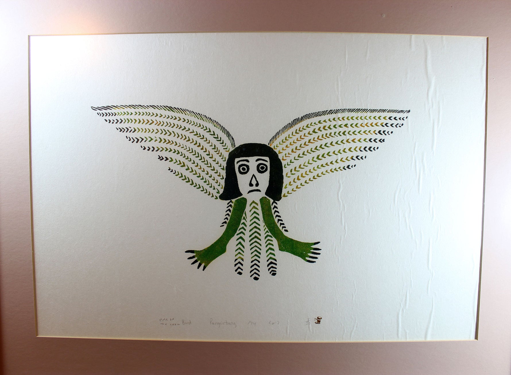 Josephee Kakee, Stonecut, Bird – With A Past