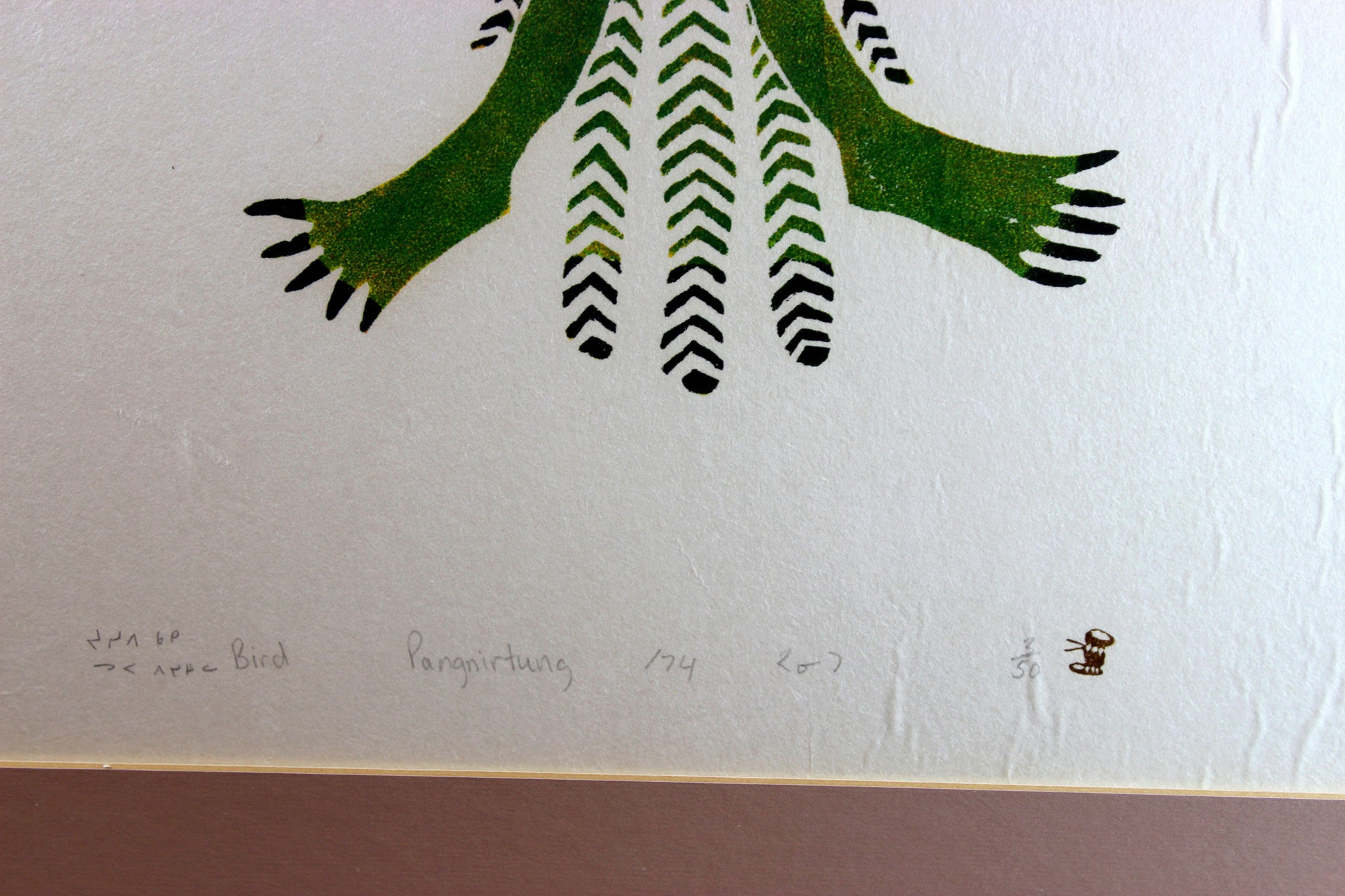 Josephee Kakee, Stonecut, Bird – With A Past