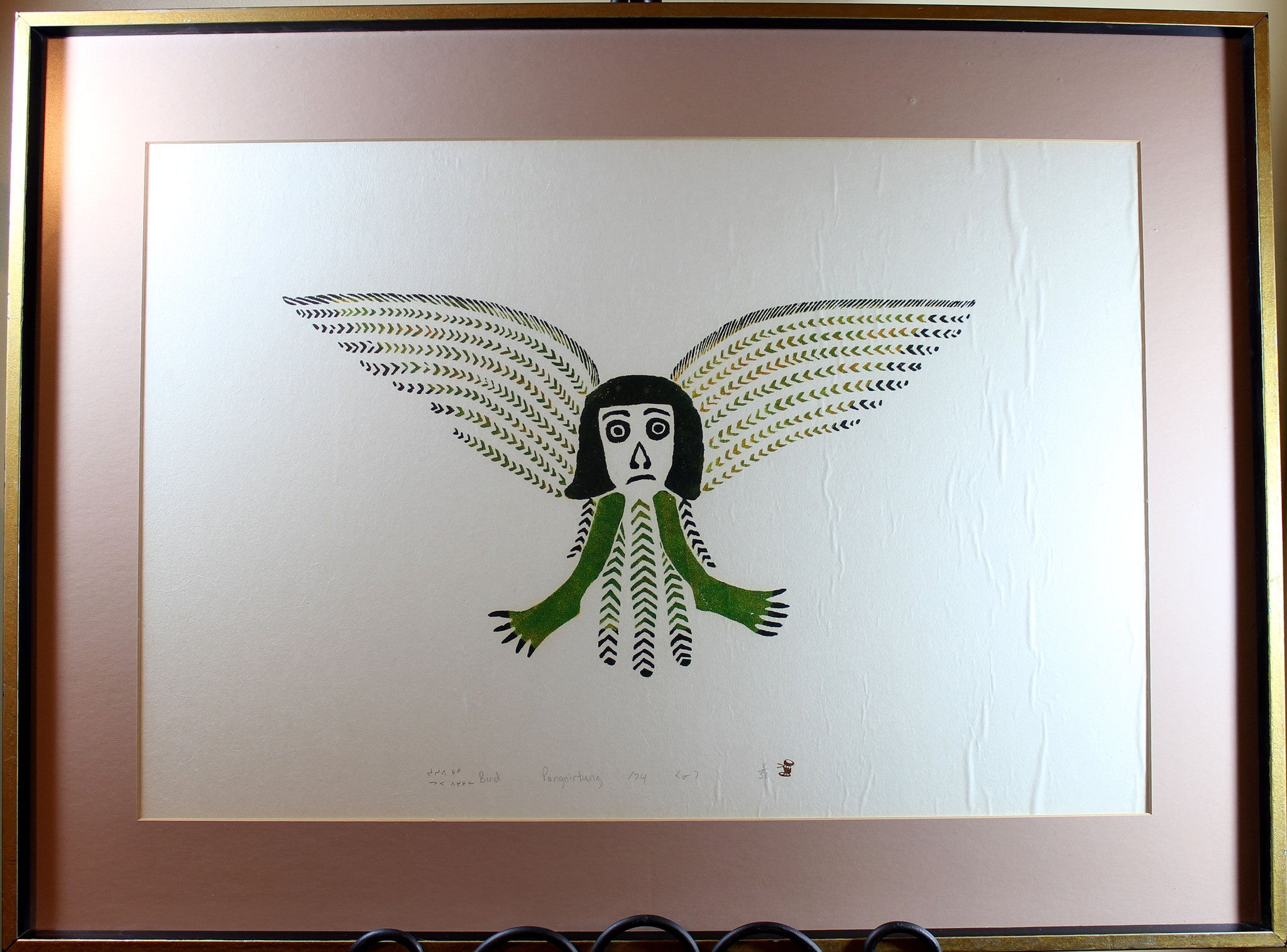 Josephee Kakee, Stonecut, Bird – With A Past