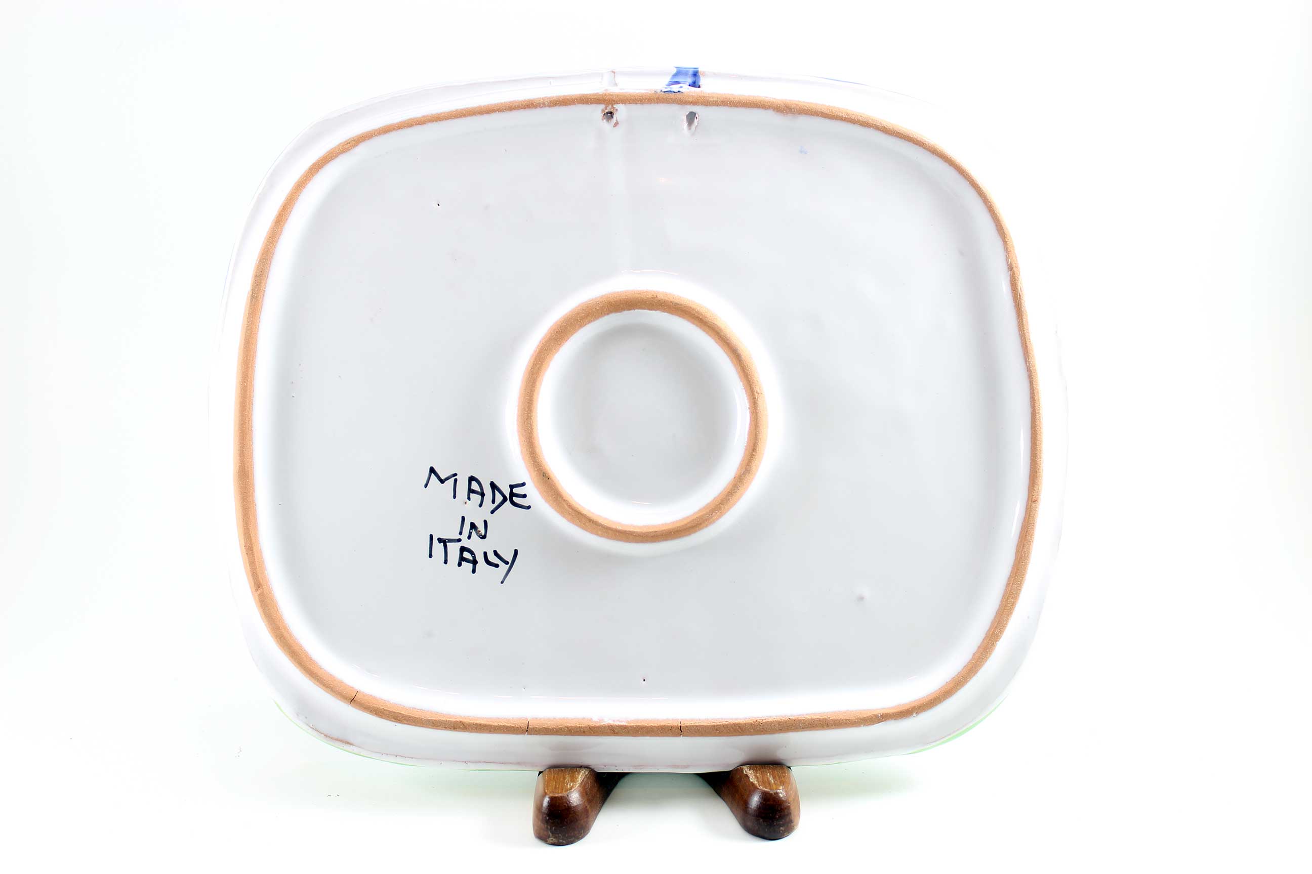 La Musa, Italian Pottery, Oblong Decorative Plate – With A Past