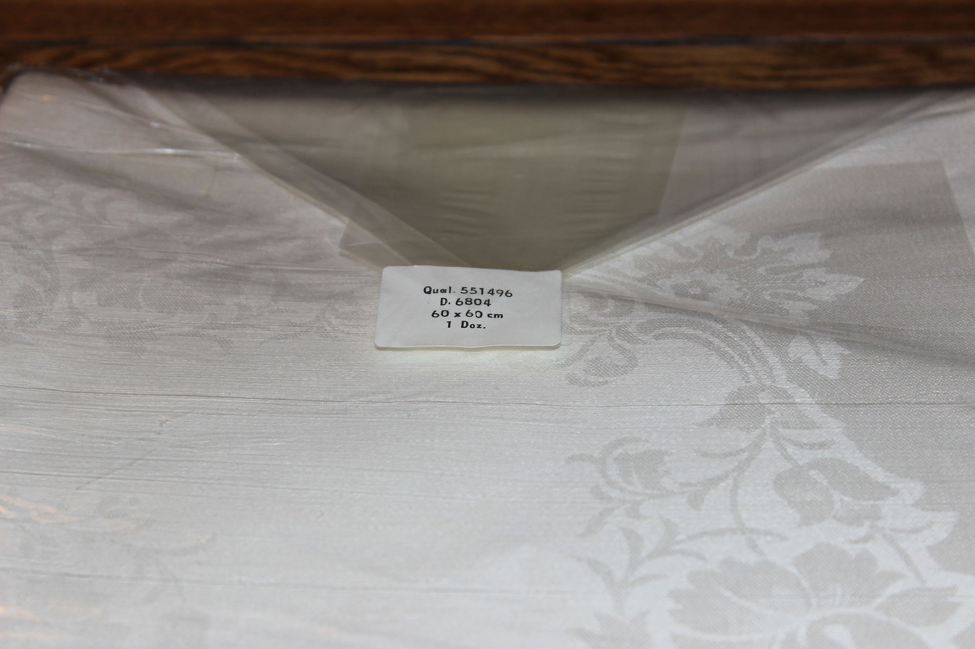 Double Damask Linen Napkins, In Original Package (12) – With A Past