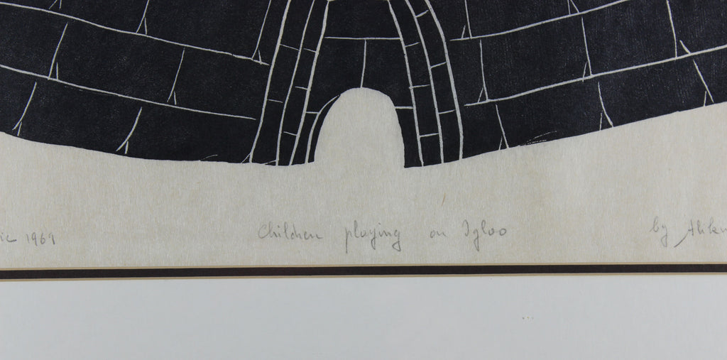 Peter Aliknak, Children Playing On Igloo