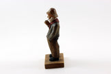 Folk Art Hand-carved, painted figurine Man with Pipe – With A Past